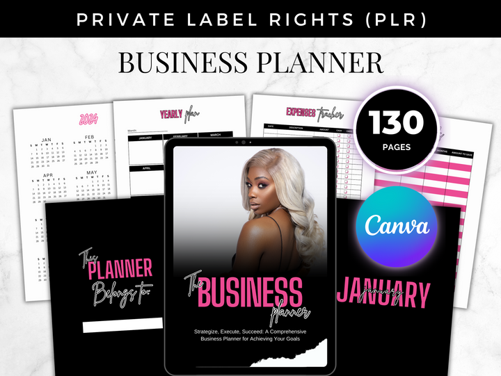 Boss Babe Entrepreneurs Ebooks – PLR Digital Planner