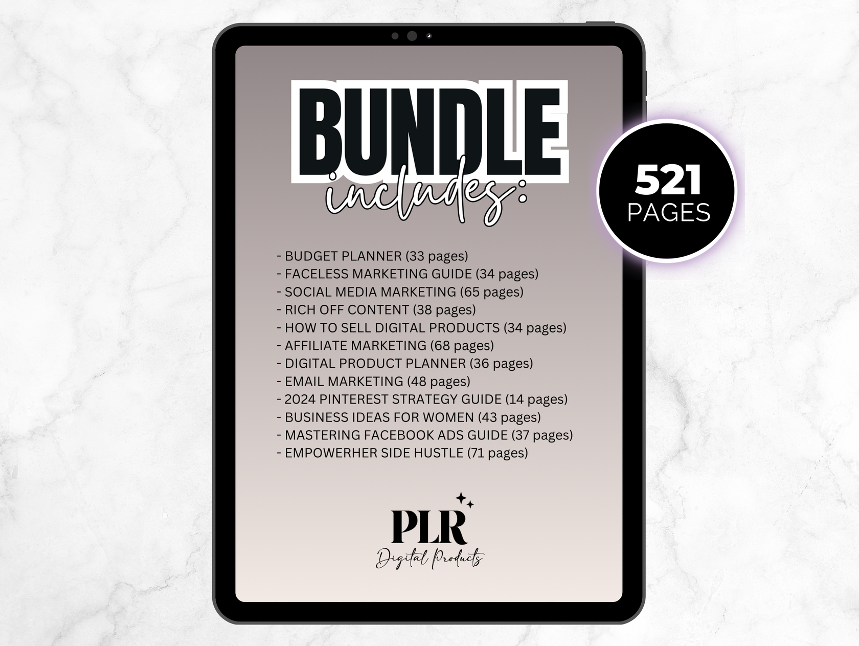 PLR Digital Marketing Course Bundle – PLR Digital Planner