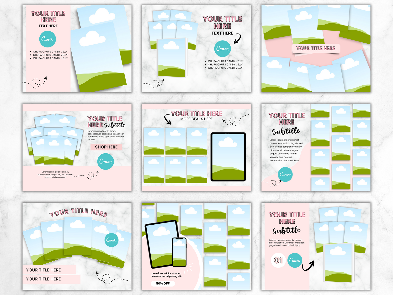 81 Etsy Listings Mockups for Printable Products – PLR Digital Planner