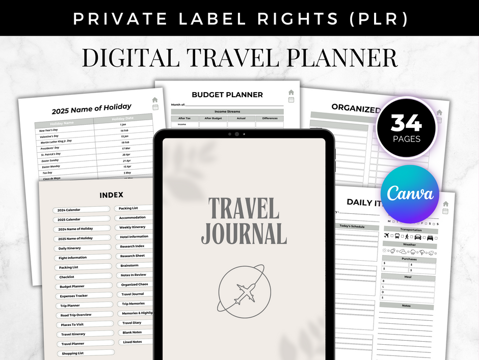 PLR Digital Planner