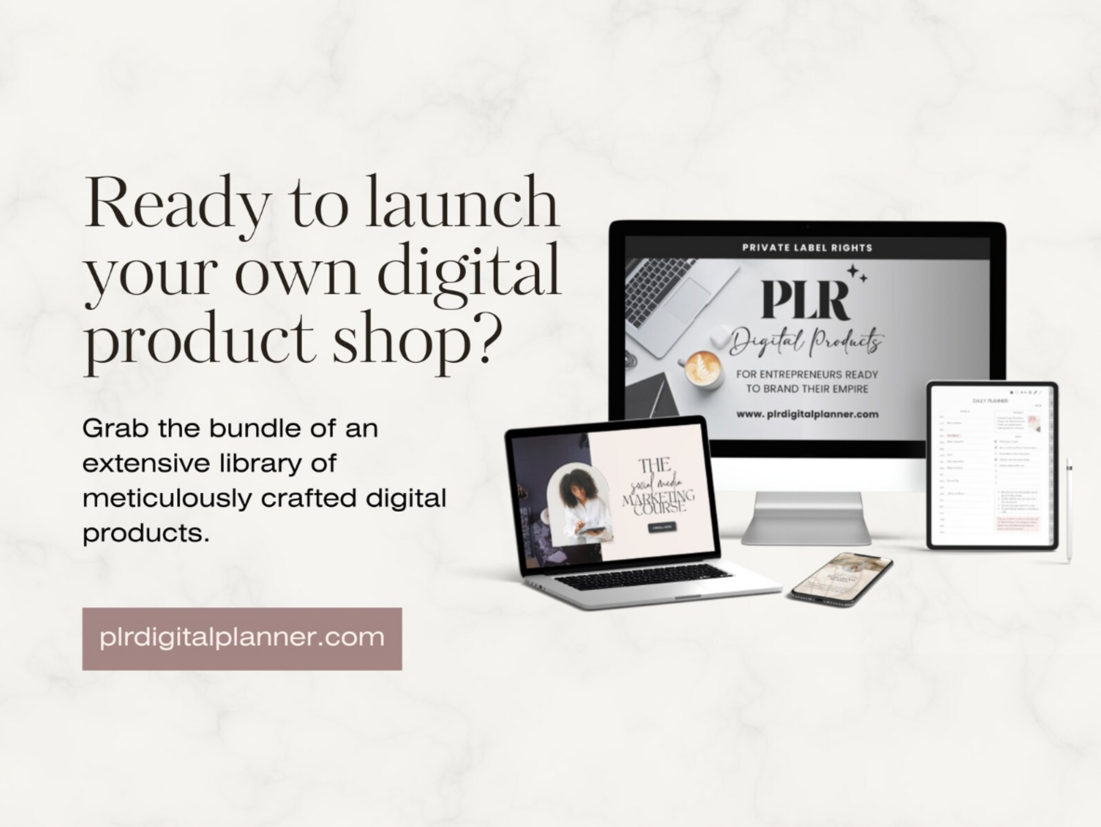Master Resell Rights Email Marketing Ebook – PLR Digital Planner