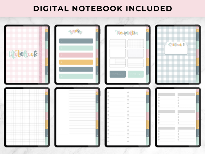 Canva Digital Planner Template Kit – PLR Digital Planner