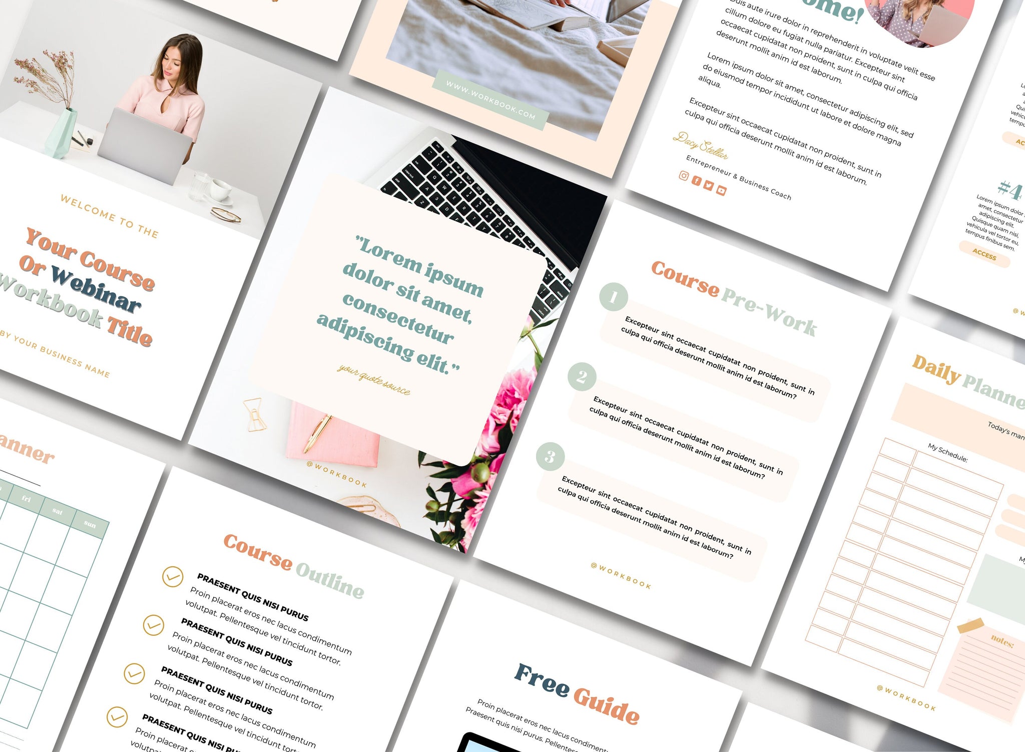 PLR Course and Workbook Creator Canva Template – PLR Digital Planner