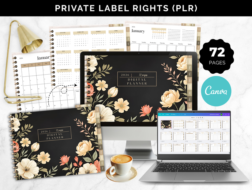2026 Landscape Digital planner – PLR Digital Planner