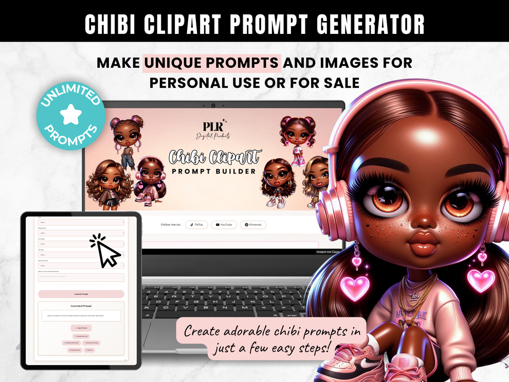 Ultimate Prompt Generator Mega Bundle – PLR Digital Planner