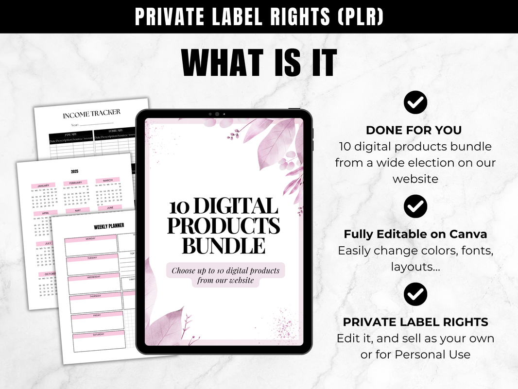 PLR Digital Planner