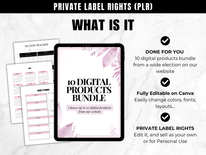 PLR Digital Planner