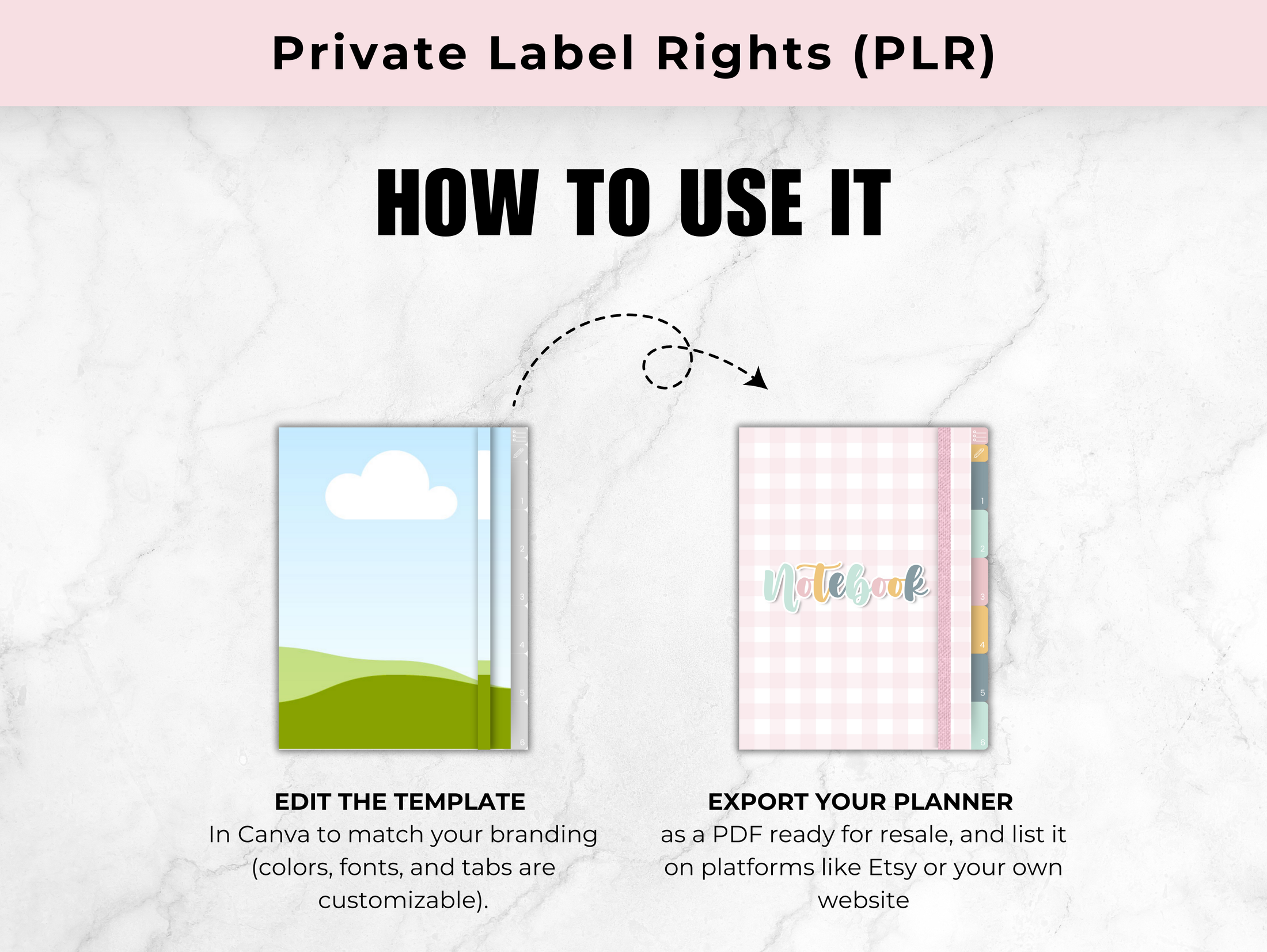 PLR Digital Notebook Template – PLR Digital Planner