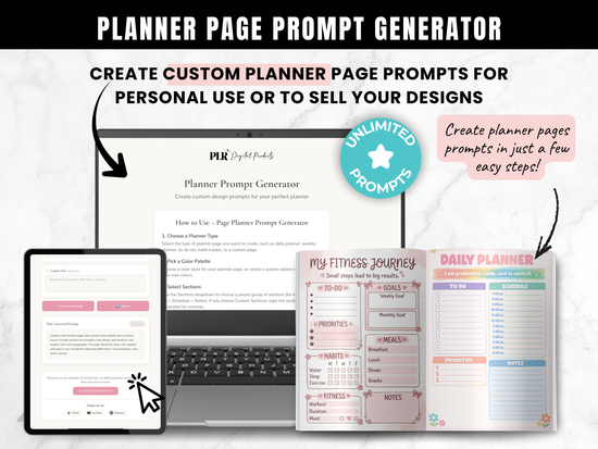 Ultimate Prompt Generator Mega Bundle – PLR Digital Planner