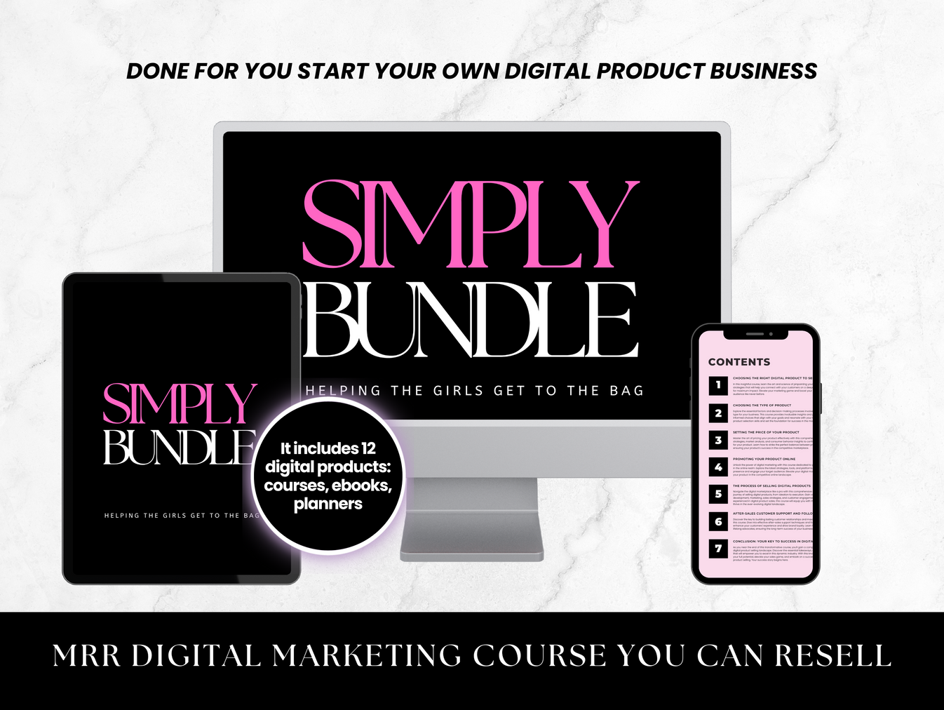 PLR Digital Marketing Course Bundle – PLR Digital Planner