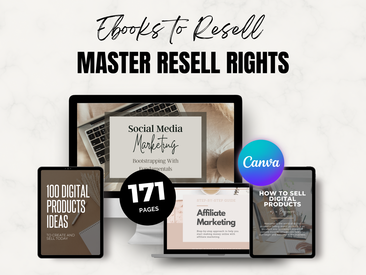 Master Resell Rights Ebooks Bundle – PLR Digital Planner