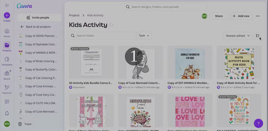 2500+ Kids Activity Page Bundle, Editable Canva Templates – PLR Digital ...
