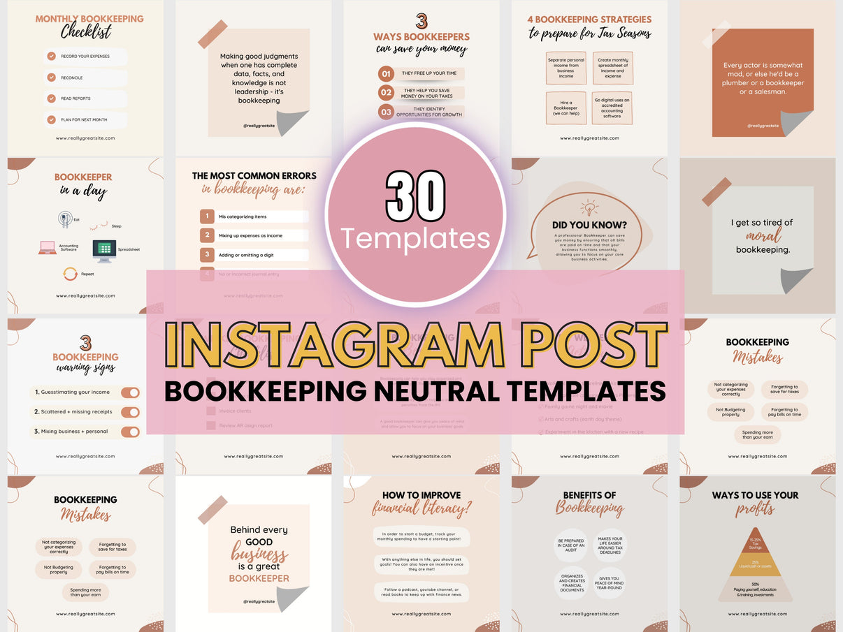PLR Instagram Post Templates Bundle – PLR Digital Planner