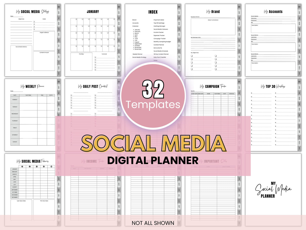 PLR Canva Digital Planner Bundle – PLR Digital Planner