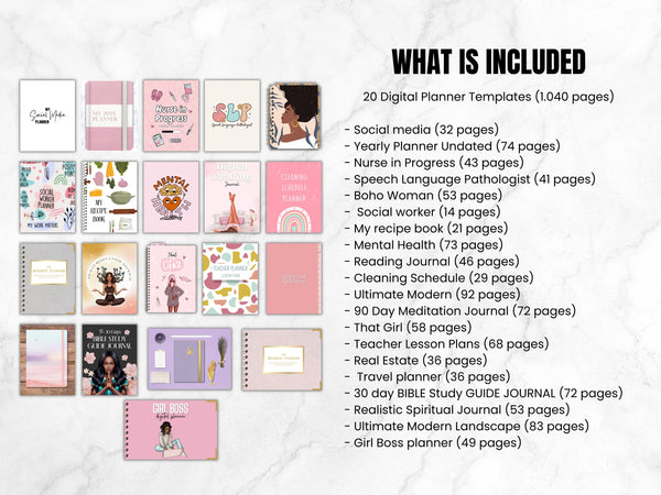 PLR Canva Digital Planner Bundle – PLR Digital Planner